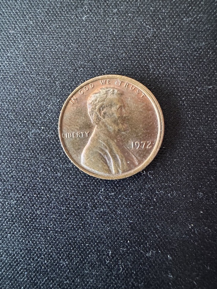💥 1972 P Lincoln Penny One Cent Coin Double Rim ERROR | eBay