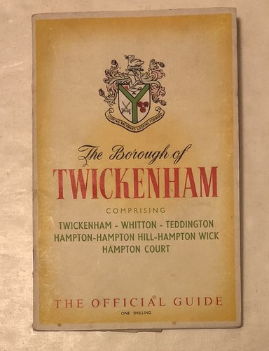 Borough Of Twickenham Official Guide 1949 With Map | eBay UK