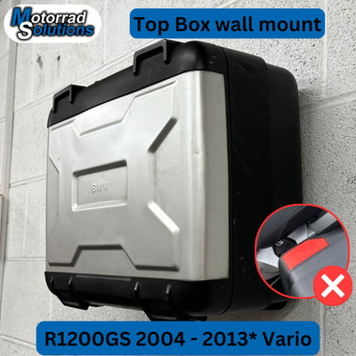 Wall Hanger BMW R1200GS Vario Top Box 2004 - 2013* Mount Case Luggage ...