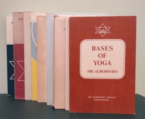 RARE 9 x Sri Aurobindo M.P. Pandit Synthesis Of Yoga On Himself Sadhana ...