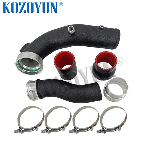 Charge Pipe Boost pipe intercooler pipe intake Kit For BMW N55 X5 35i ...