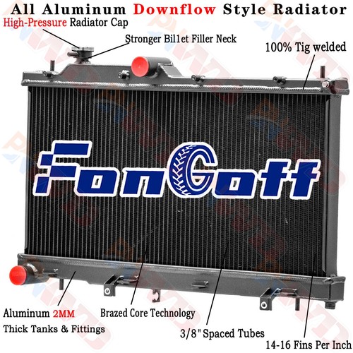 2 Row Radiator for Subaru Forester 2014 2015 2016 2017 2018 2.5L ...