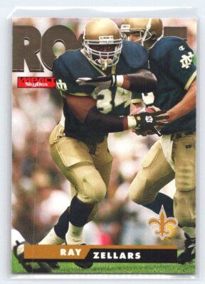 1995 SkyBox Impact Ray Zellars #192 RC Rookie New Orleans Saints | eBay