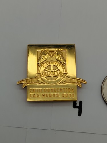 Teamsters Union Lapel Pin Less Magnetic Magnet Back 2011 | eBay