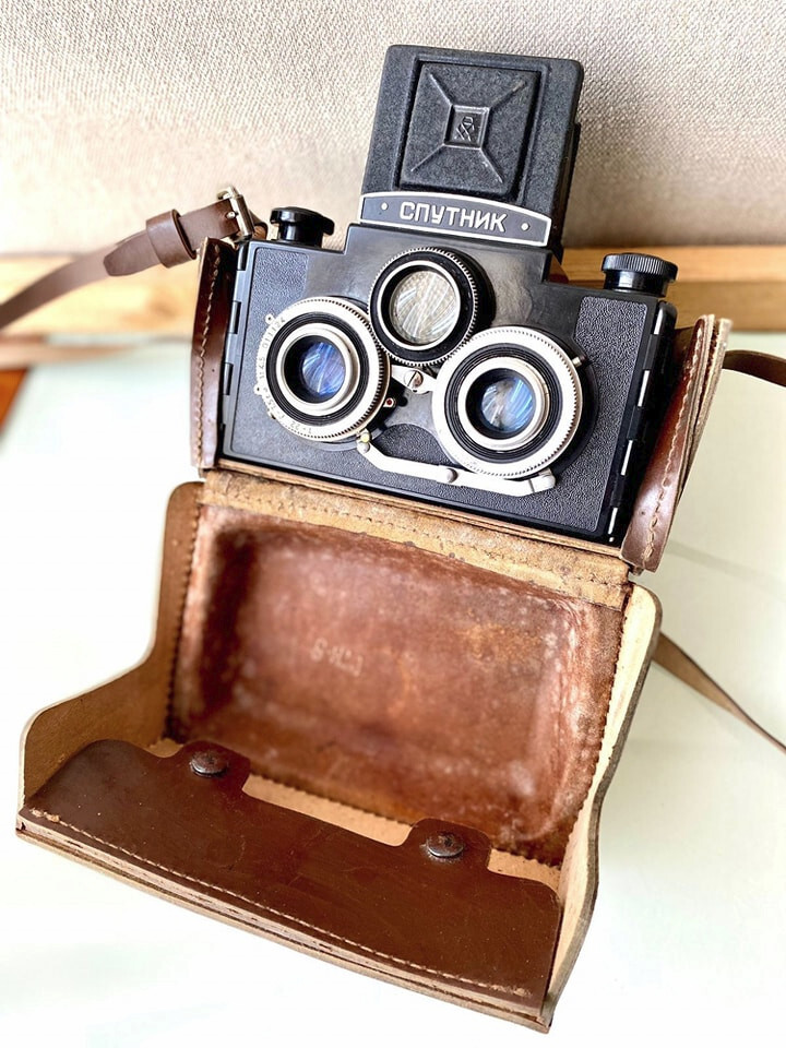 SPUTNIK Stereo Camera LOMO Stereoscopic Soviet USSR | eBay
