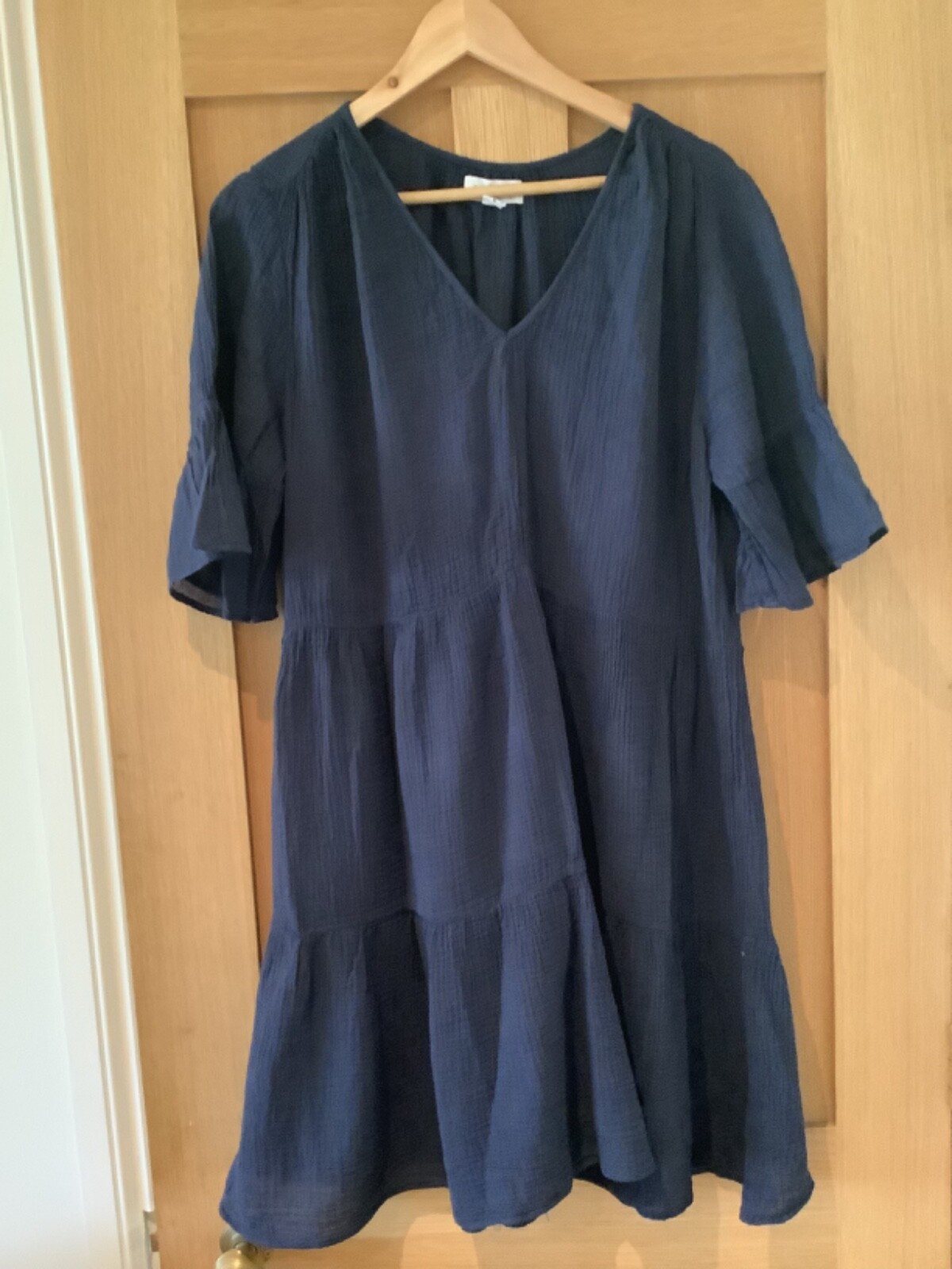 2023 Velvet by Graham & Spencer Brianne tiered cotton gauze dress, M ...