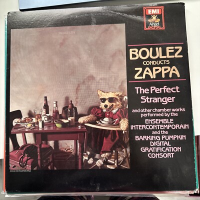BOULEZ Conducts ZAPPA The Perfect Stranger LP Angel DS-38170 1984 EMI ...