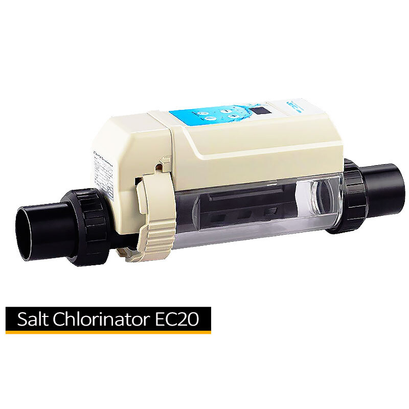Complete Salt Water Pool Chlorine Generator System for 55000 Gallon ...