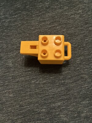 LEGO DUPLO 42094 WHISTLE 2 X 2 X 1 1/2 WITH 4 STUDS Yellow | eBay