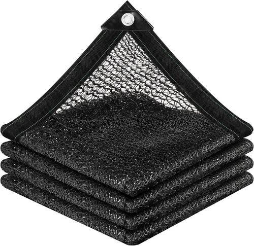 30% Sunblock Shade Cloth Net Black Resistant - 10X20 Ft Garden Shade ...