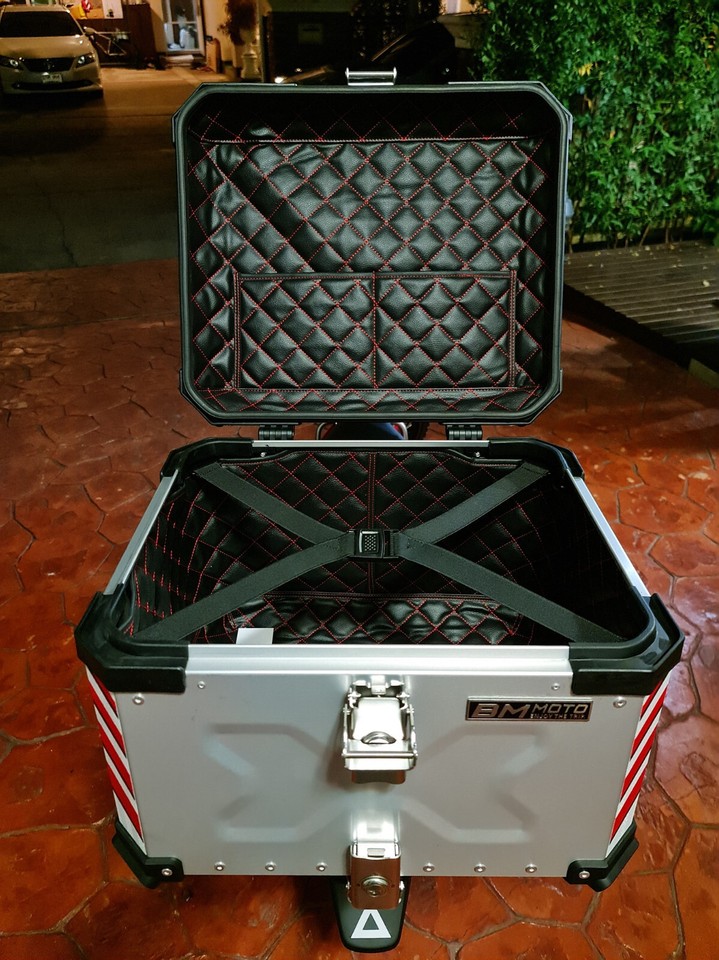 45L REAR RACK LUGGAGE HARD BOX CASE CARRY FOR HONDA CT125 TRAIL HUNTER ...