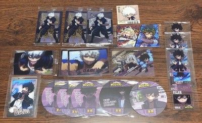 My Hero Academia Dabi Card Set 18 Pieces Clear Cards Coasters Wafers | eBay