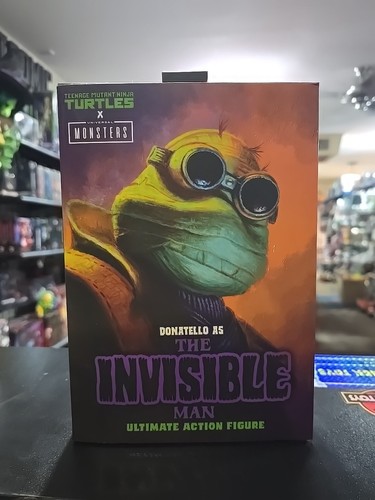 NECA Teenage Mutant Ninja Turtles X Monsters Donatello As Invisible Man ...