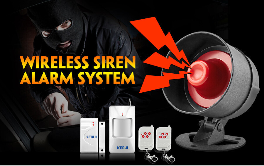KERUI Wireless Home Shop Alarm Security System Alert Garage Burglar ...