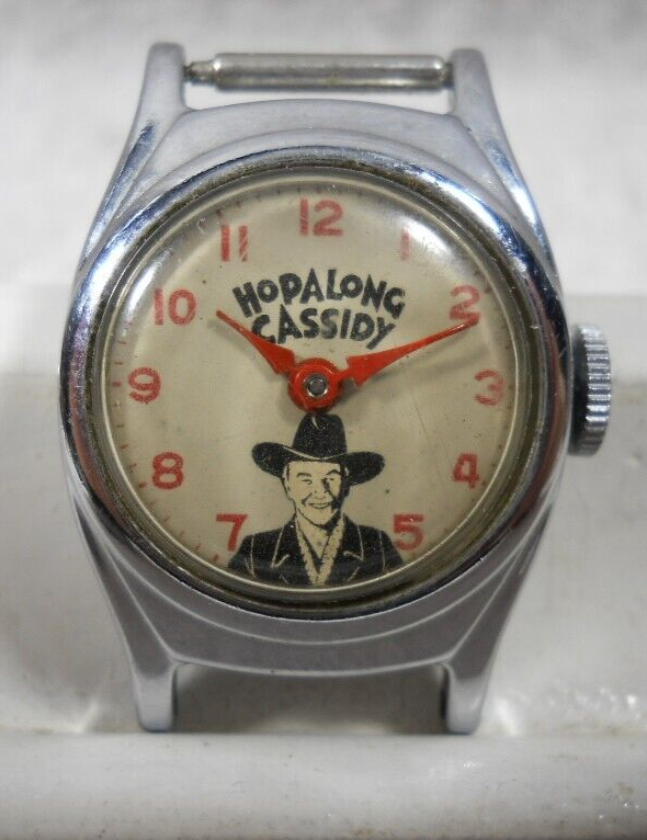 1950's Hopalong Cassidy US Time Working Ingersoll Watch “Good Luck from ...
