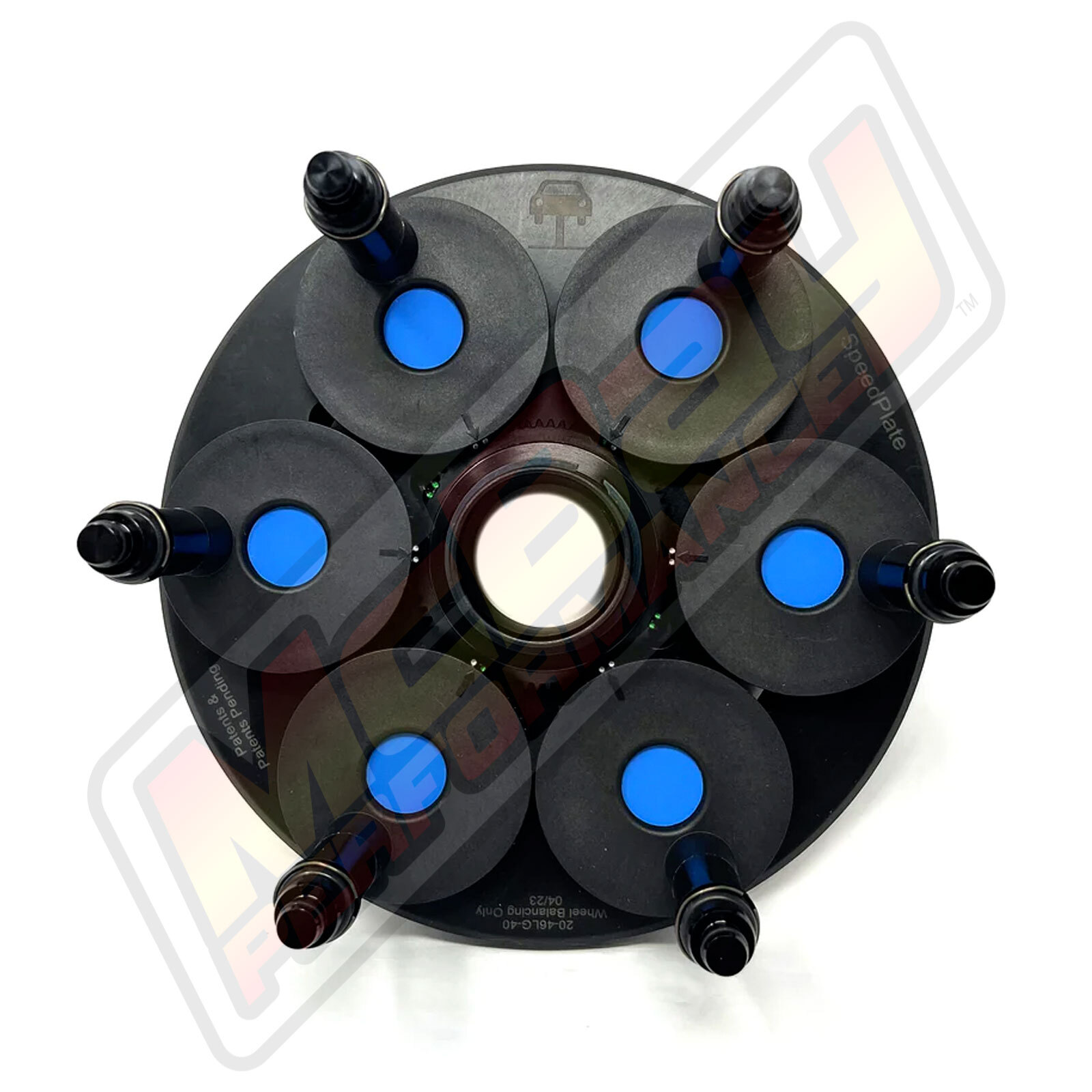 Wheel Balancer 40mm Threaded Shaft Lug Centric SpeedPlate System 4 5 6 ...