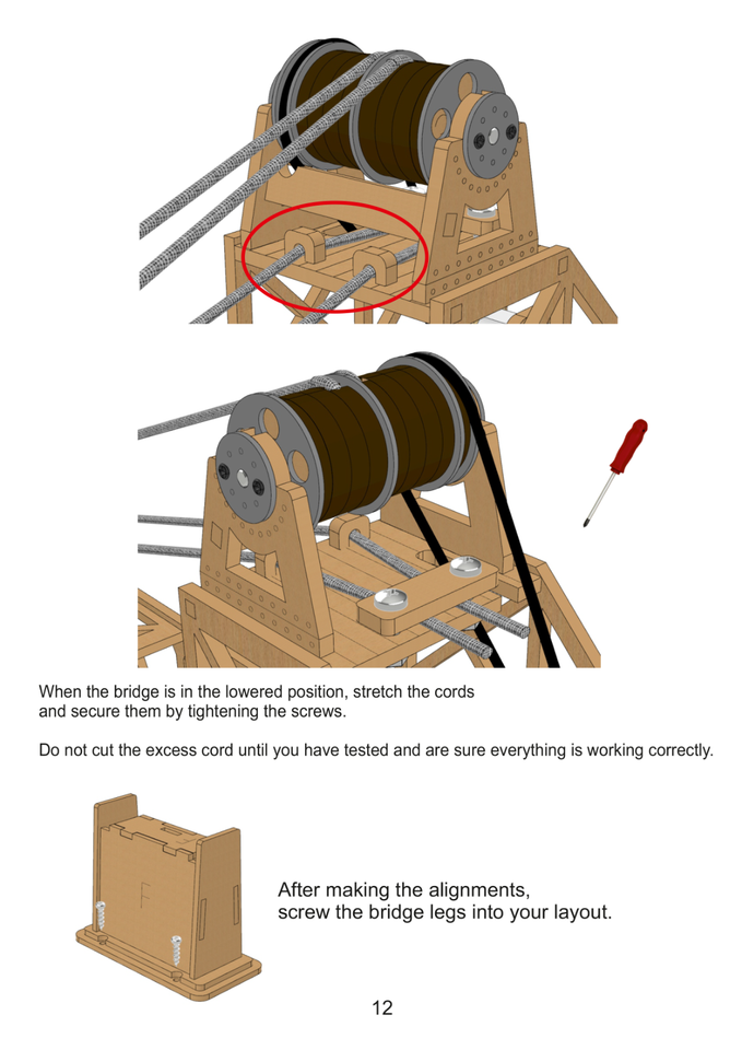 NEW VIDEO! HO SCALE MOTORIZED, WORKING DRAWBRIDGE (manual added) | eBay