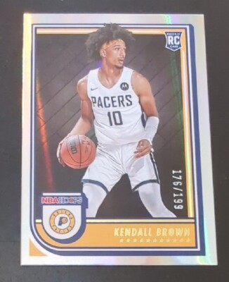 🏀2022-23 Kendall Brown 279 Panini NBA Hoops Premium Set Holo /199 RC ...