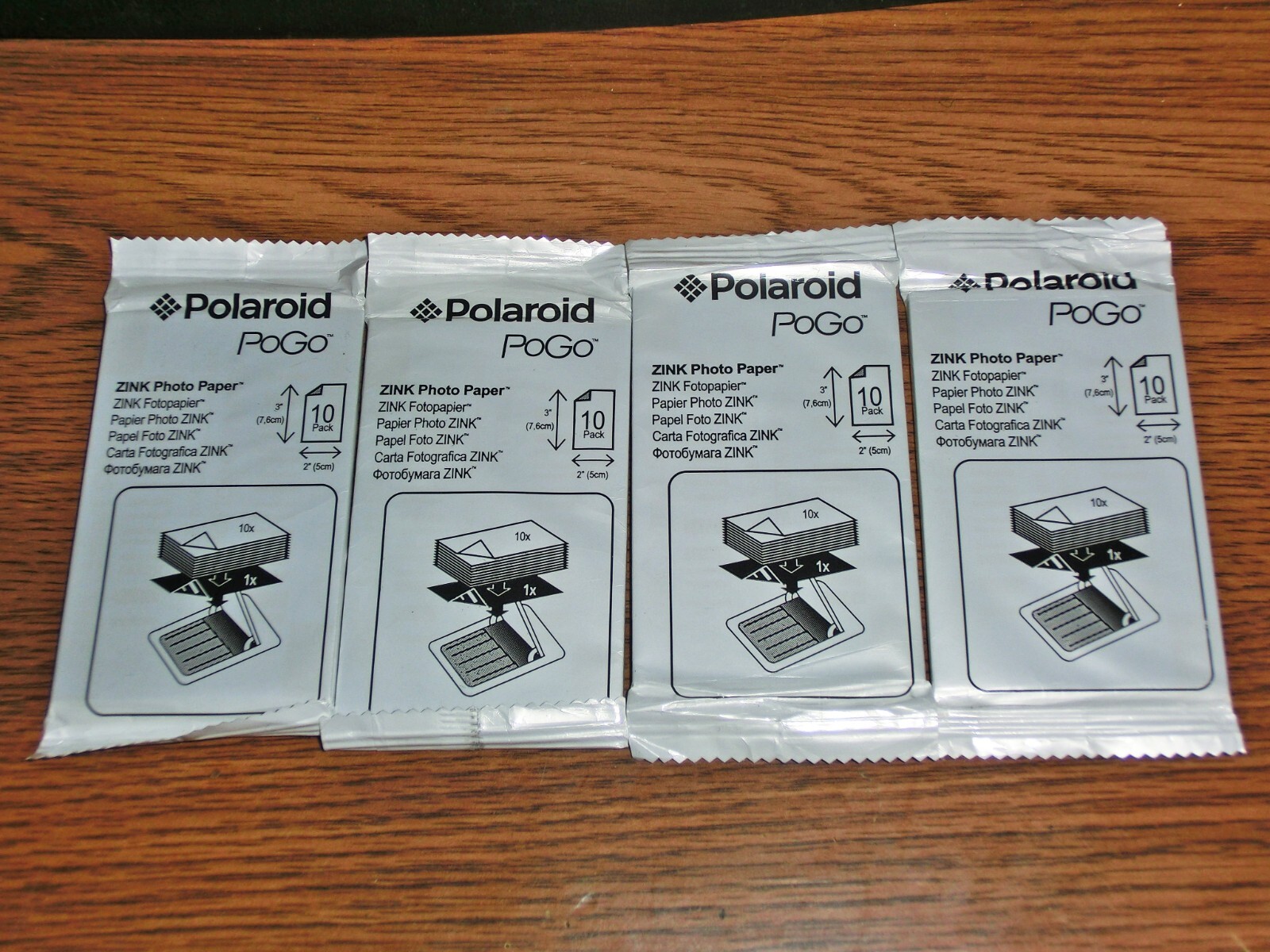 Polaroid Pogo Zink Photo Paper | 2x3 Inch | Pack of 10 Sheets | White ...