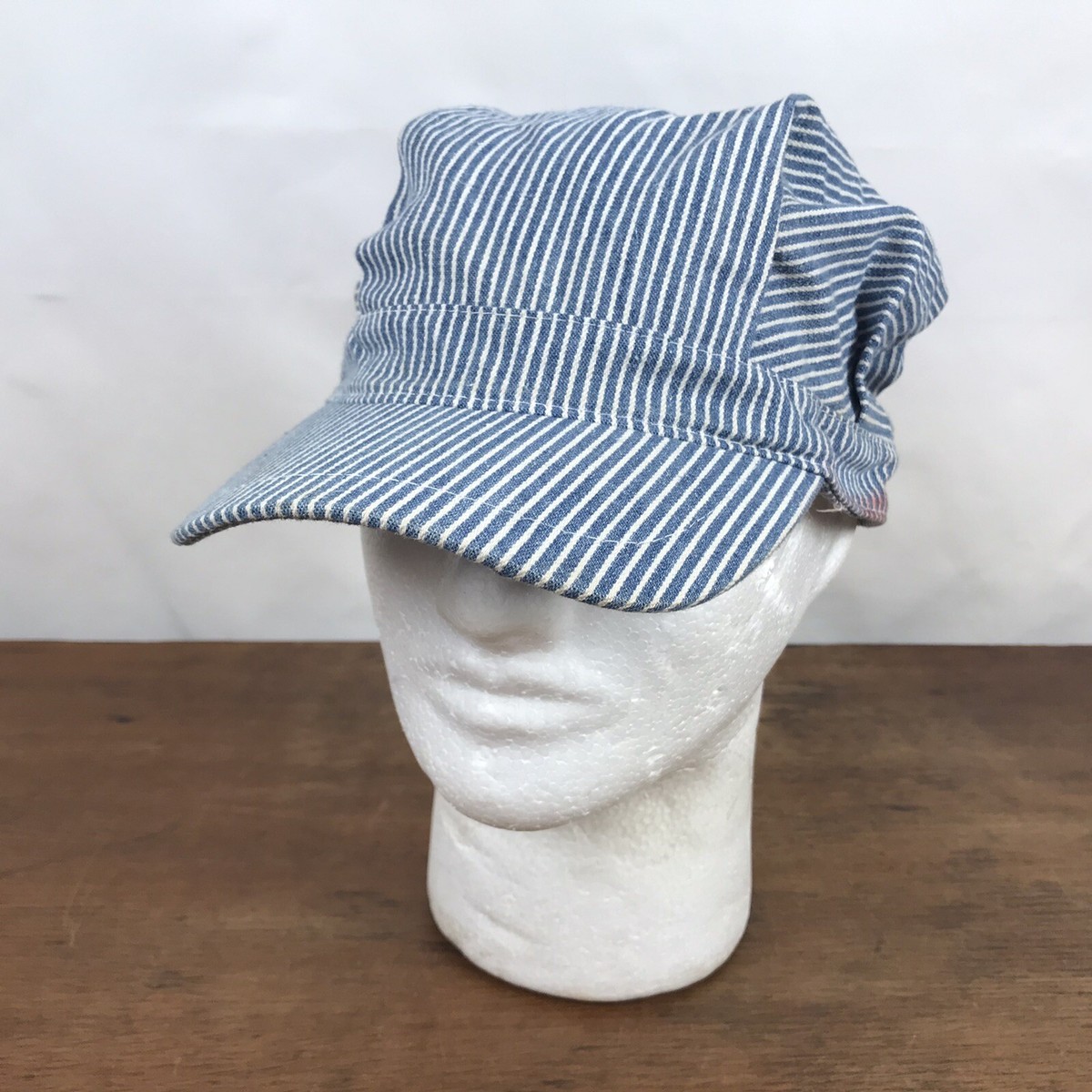 Railroad Train Conductor Hats Youth Blue Engineer Hat With RR Crossing