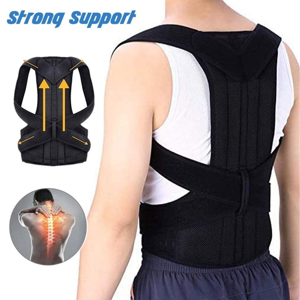US STOCK Heavy Lifting Lumbar Back Men/Women Waist Support Belt Brace ...