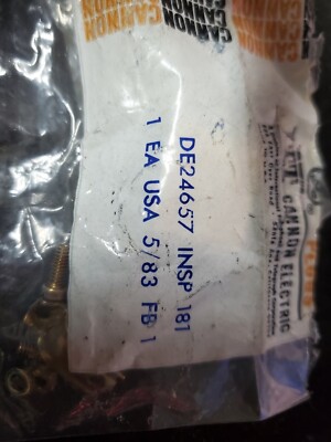 ITT Cannon DE24657 Deep Straight Clamp for DB9 connector | eBay