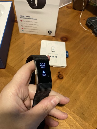 Fitbit Charge 2 Activity Tracker W Charger, Original Box. Size Small ...