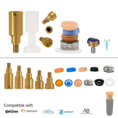 US Locator Overdenture Attachment Abutment For Zimmer Tapered Screw ...