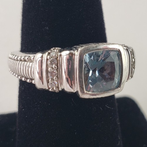 Sterling Silver Judith Ripka Ring with DQCZ Thailand 8.0g Size 7 [7690 ...