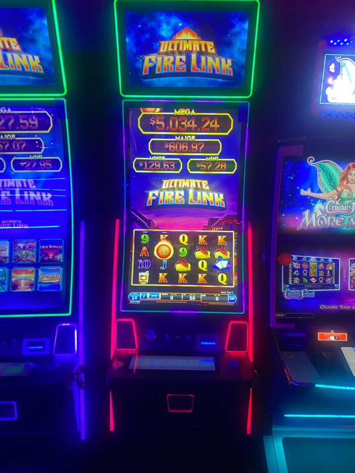 ULTIMATE FIRE LINK SLOT MACHINE 43-INCH WAVE CABINET TOUCHSCREEN WITH ...