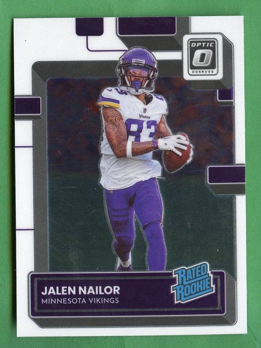 JALEN NAILOR 2022 OPTIC FOOTBALL ROOKIE CARD MINNESOTA VIKINGS | eBay