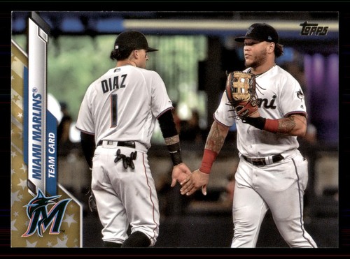 2020 Topps Miami Marlins #396 Gold Star Miami Marlins | eBay