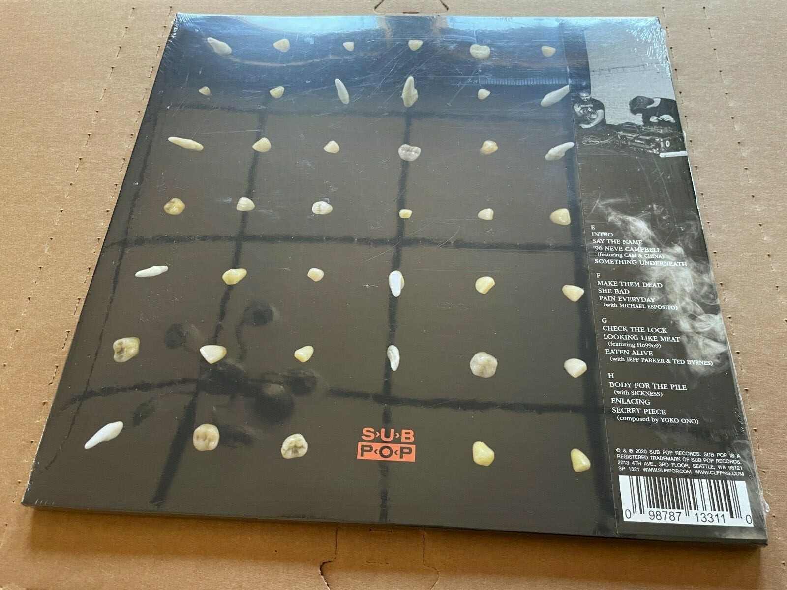 NEW SEALED Clipping. - Visions of Bodies Being Burned GREY Vinyl 2xLP x ...