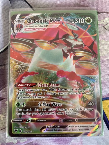 Pokémon TCG Orbeetle VMAX Vivid Voltage 021/185 Regular Ultra Rare | eBay