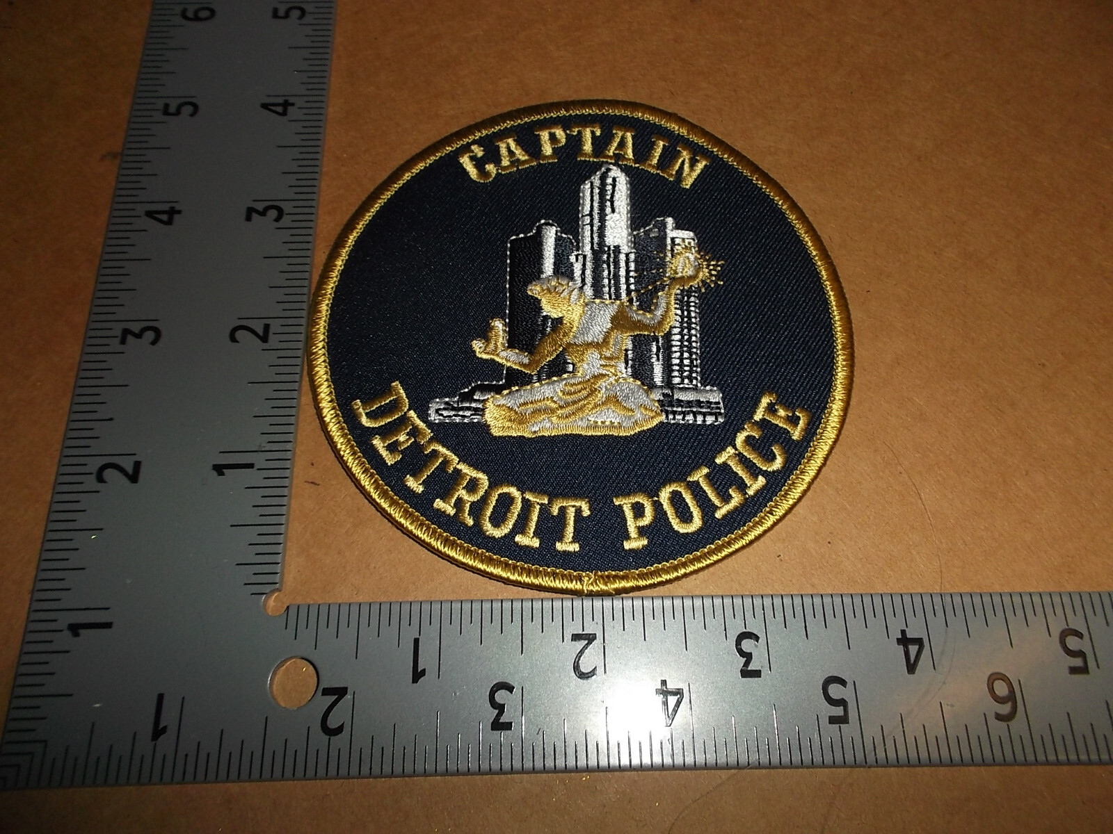 Detroit Police Captain Patch~Michigan~MI~Brand New~ | eBay
