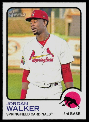 2022 Topps Heritage Minor Jordan Walker Springfield Cardinals #46 | eBay