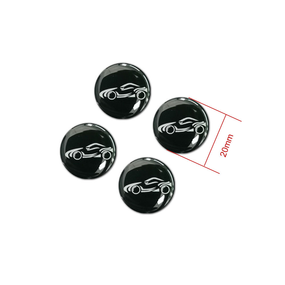 4pcs 20mm Black Car Door Lock Keyhole Protector Cover Sticker Trim ...