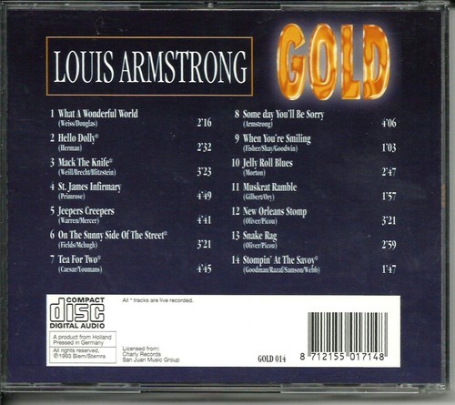 LOUIS ARMSTRONG GOLD | eBay