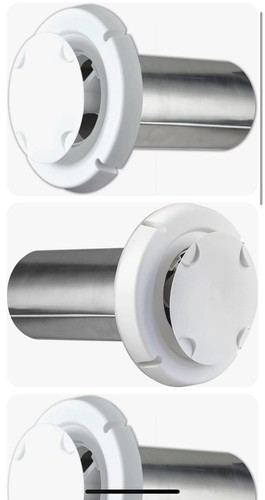 Dundas Jafine BPSH4WZW ProShield 4” Spring Loaded Dryer Vent Hood ...