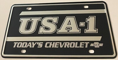 Vintage USA1 Today's Chevrolet Booster License Plate Live It Chevy | eBay