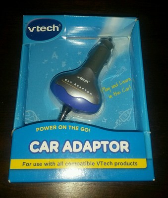 NEW~ VTech Car Adaptor ~ SILVER AND BLUE | eBay