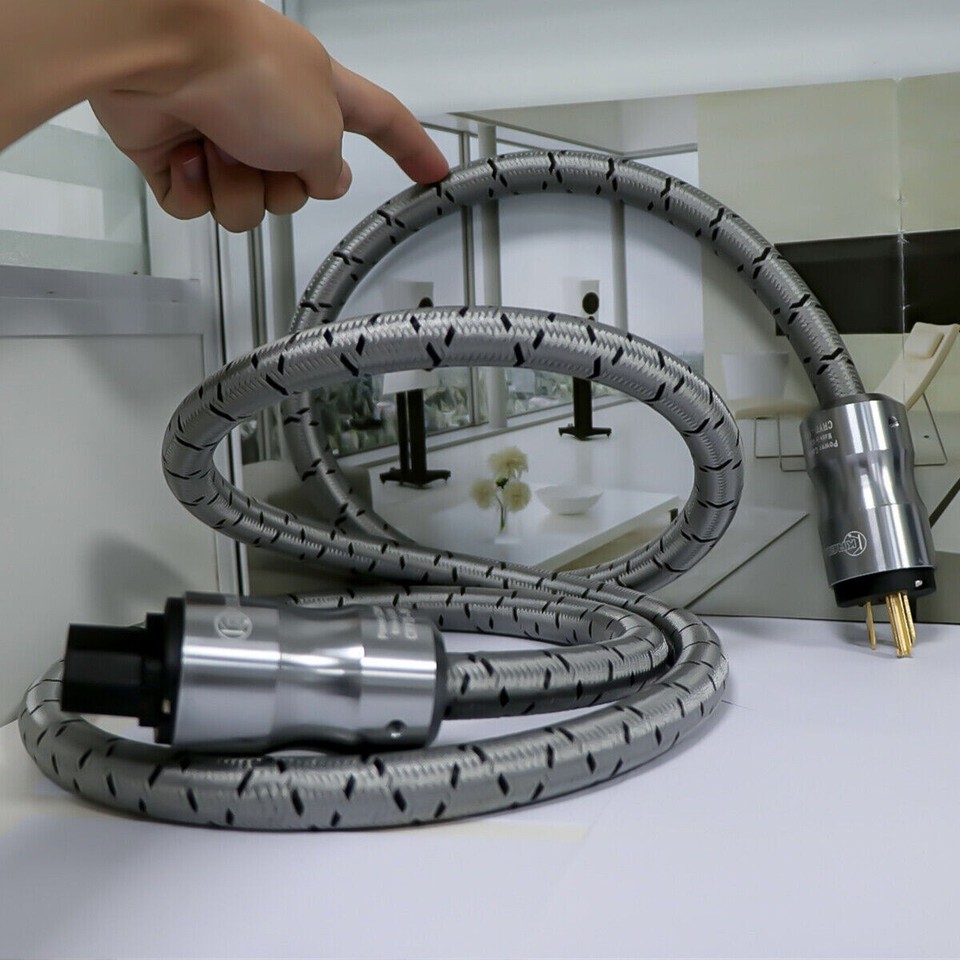 1M Krell HiFi Audio Power Cable Audiophile OFC US Amplifier Power Cable ...