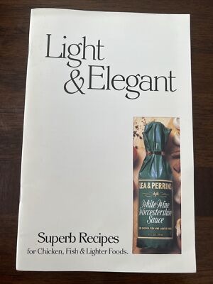 Light & Elegant: Lea & Perrins cooking cook book Recipes chicken fish ...