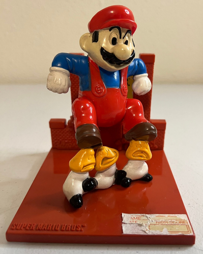 Vintage 1988 Nintendo Super Mario Bros. Mario Stomps the Goombas Trophy ...