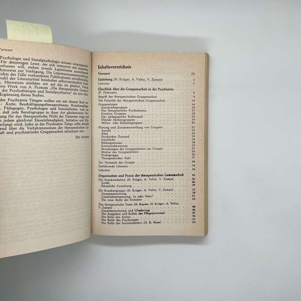 Gruppenarbeit in der Psychiatrie / Kayser, Krüger, Mävers, Petersen ...