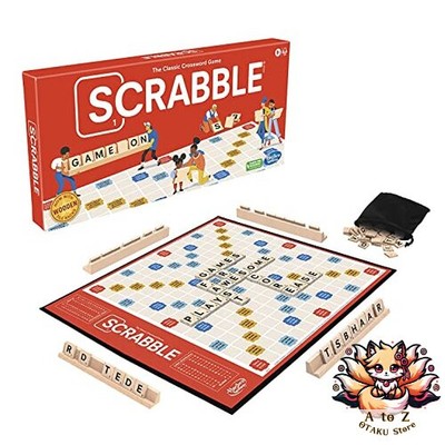 NEW Hasbro Scrabble Board Game English Version Crossword Game for 2-4 ...