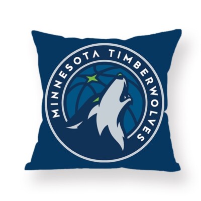 MINNESOTA TIMBERWOLVES Cushion Cover / Pillowcase (45x45cm) Brand New ...