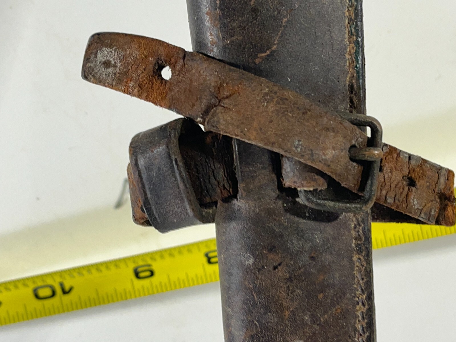 Original Spanish American War Cavalry Picket Scabbard Sheath Bayonet ...