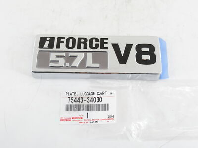 Genuine OEM Toyota 75443-34030 Rear Nameplate Emblem Badge 2008-2018 ...