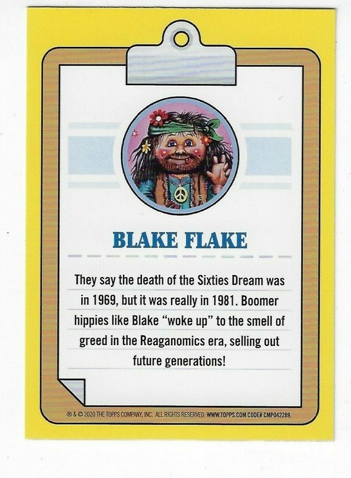 2020 GARBAGE PAIL KIDS 35th ANNIVERSARY FINANCE FRANK CARD 3b | eBay